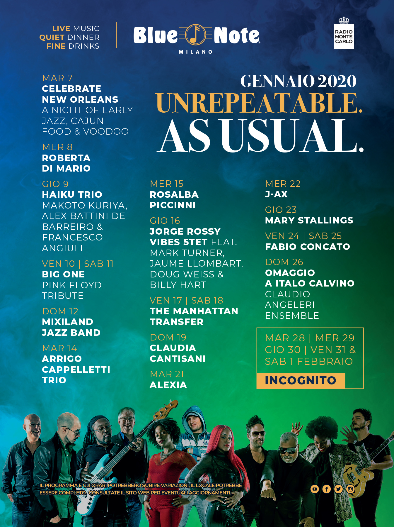 Blue Note Milano: i live - Foto 1 di 2 - Radio Monte Carlo